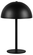 Matně černá LED stolní lampa s kovovým stínidlem (výška 21 cm) Munoz – Reality