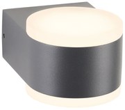 Trinity LIHGWA42 Venkovní nástěnné svítidlo Zelda Medium Up/Down LED 12,5W 3000K, antracit, průměr 9,1cm, IP54