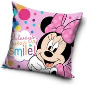 Carbotex Povlak na polštářek Minnie Always Smile 40x40 cm