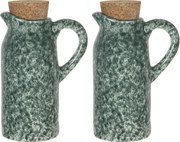 Keramická dochucovací sada (ocet, olej) - 14 cm