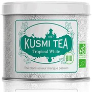 Kusmi Tea Sypaný bílý čaj Tropical White Bio, kovová dóza 90 g 21637A1070