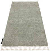 Koberec BERBER 9000, zelený - střapce, Maroko, Shaggy