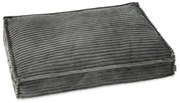 Tmavě šedá matrace pro psa 120x80 cm Dog Fantasy Stripe – Plaček Pet Products