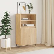 Skříň highboard dub sonoma 60 x 36 x 110 cm kompozitní dřevo