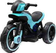 Dětská elektrická motorka Baby Mix POLICE modrá