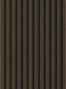 Mexen Lam-F, akustické stěnové lamely 275 × 30 cm, plstěný podklad 8 mm, technická dýha, ořech pálený, S105-275307-3015-024