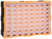 Organizér se 64 zásuvkami 52 x 16 x 37,5 cm 147579