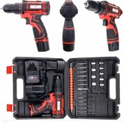 NAKIDA Aku vrtačka 12V 1,5Ah - s kompletní sadou příslušenství.