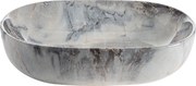 Invena Korfu, umyvadlo na desku 600x420x145 mm, imitace kamene-mramor, INV-CE-34-722-C