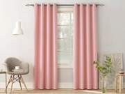 Závěs OXFORD LIGHT 140x250 cm, růžový Zavěšení: Řasící páska