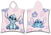 Jerry Fabrics Plážová osuška pončo Lilo a Stitch Pink 50x115 cm