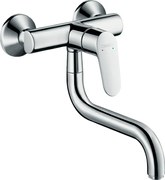 Hansgrohe Focus M41, kuchyňská páková baterie na zeď, spodní výtok, 1jet, chromová, HAN-31825000