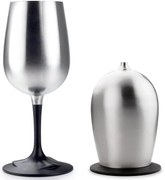 Kempingové nádobí gsi outdoors glacier stainless nesting wine glass