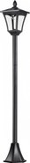 Outsunny Solární zahradní lucerna Lantern Path Light s LED 40 lumenů černá 18 x 18 x 160cm | Aosom