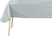 Obdélníkový ubrus MINI VICHY SAUGE, 140 x 240 cm, šalvějová kostička