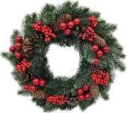 XXXLutz VĚNEC 33 cm X-Mas - Vánoční věnce & květiny - 0079670143