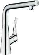 Hansgrohe Metris New, dřezová baterie, Select, 1jet, chromová, 14883000