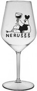 NERUŠŠŠ - čirá nerozbitná sklenice na víno 470 ml