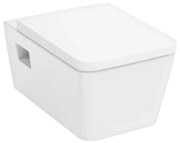 Hansgrohe EluPura Original Q - Závěsné WC se sedátkem, Rimless, bílá 60208450