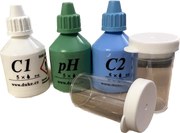 Poolservis DUKE Kapkový tester (Cl/Ph) - chlor + pH