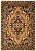 Alfa Carpets, Kusový koberec TEHERAN T-102 beige, 190x280, béžová, chodba / předsíň