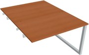 Hobis Kancelářský pracovní stůl k řetězení Hobis USDO 1200R, bílá RAL 9016, deskaakát