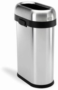 Simplehuman Koše - Otevřený odpadkový koš 50 l, kartáčovaná nerez CW1467