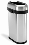 Simplehuman - Otevřený odpadkový koš 50 l, kartáčovaná nerez CW1467