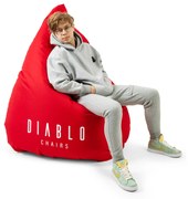 Sedací Vak Diablo Chairs XXL: Červený
