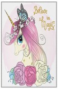 Dětský protiskluzový koberec Conceptum Hypnose Unicorn, 180 x 280 cm