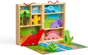 Bigjigs bigjigs toys krabička na hraní s dinosaury