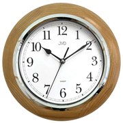 JVD Dřevěné netikající tiché nástěnné hodiny JVD NS7111/11