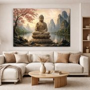 DUBLEZ | Barevný obraz na zeď - Buddha | UV tisk, Premium
