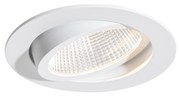 Vestavné bodové svítidlo bílé 9,5 cm vč. LED 1015 lm stmívatelné IP23 - Gaius