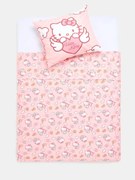 Sinsay - Bavlněná souprava povlečení Hello Kitty - růžová