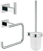 Grohe Essentials Cube - Sada doplňků, chrom 40757001