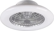 REALITY Svítidlo s ventilátorem STRALSUND titan 2700-6500K pr. 49 x 16,5 cm