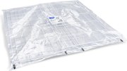 Wimex 60995 - skládací odpadkový koš 50 l, drátěný, bílý