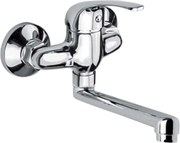 Mereo Mereo, Dřezová nástěnná baterie, Lila, s ramínkem plochým rovným 210 mm, chrom, CBEE302A