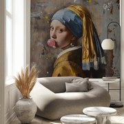 Fototapeta - Moderní dívka s perlou (245x170 cm)
