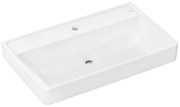 Hansgrohe Xanuia Q - Umyvadlo 80x48 cm, bez přepadu, otvor pro baterii, SmartClean, bílá 61138450