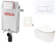 Cenově zvýhodněný závěsný WC set Alca k zazdění + WC Glacera Alfa SIKOAA7