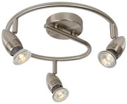 Lucide 13955/14/12 - LED bodové svítidlo CARO-LED 3xGU10/5W/230V chrom