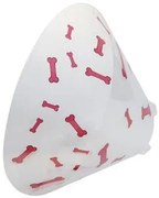 KRUUSE Límec ochranný BUSTER plastový Bone červený 25cm