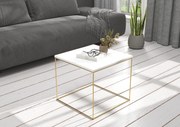 ADRK Furniture Konferenční stolek ELENA 50x50 CT-ELE-G-W
