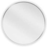 Mexen Loft kulaté koupelnové zrcadlo 50 cm, rám inox - 9850-050-050-000-10