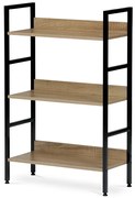Regál, mdf, hnědá, GD-313 OAK