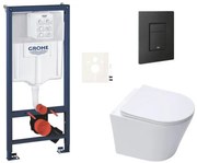 Závěsný wc set do lehkých stěn / předstěnová montáž SAT Infinitio SIKOGRSIN10EKF0