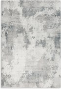Koberec Anemon, 80x150 cm, stříbrná