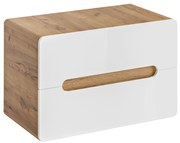 Comad Koupelnová skříňka pod umyvadlo Aruba White 80 dub craft/bílá